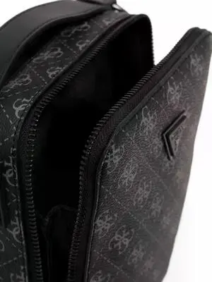 Guess Monogram-print Messenger Bag