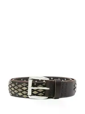 Our Legacy Abstract Snake Leather Belt