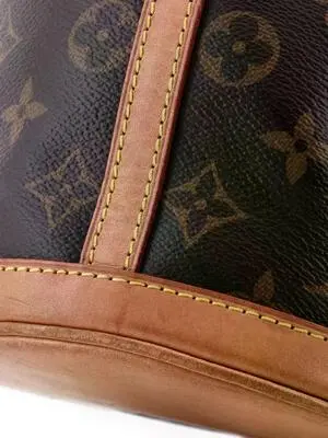 LOUIS VUITTON Duffle Handbag Monogram Canvas Bucket Bag