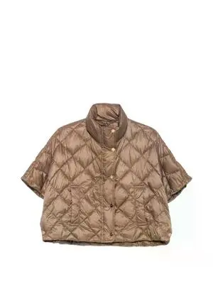 Max Mara Quilted Short-sleeve Jacket