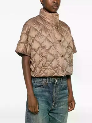 Max Mara Quilted Short-sleeve Jacket