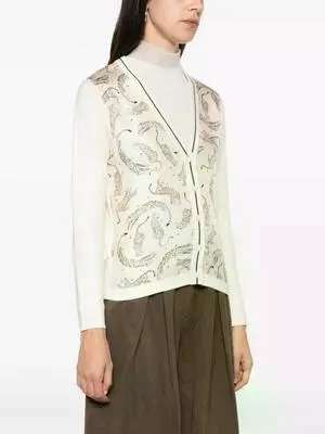 FORTE_FORTE Leopard-print Cardigan