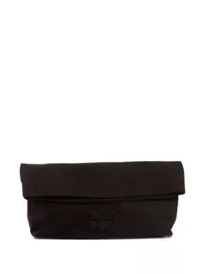 MC2 SAINT BARTH Suede Foldover Clutch Bag