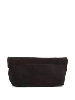 MC2 SAINT BARTH Suede Foldover Clutch Bag
