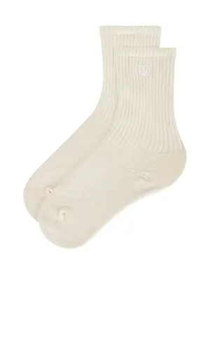 Lululemon Daily Essential Crew Socks In Ivory