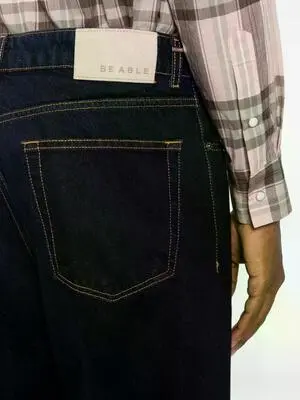 BE ABLE Contrast-stitch Loose-fit Jeans