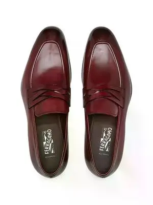 FERRAGAMO Tramezza Leather Loafers