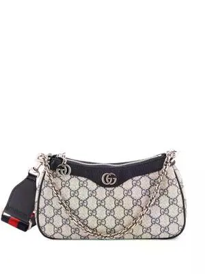 Gucci Ophidia Charm Shoulder Bag Gg Coated Canvas Small Crossbody Bag