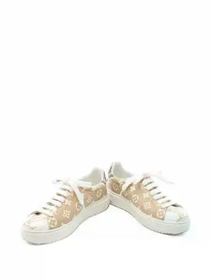 LOUIS VUITTON 2019 Time Out Monogram Sneakers - Neutrals