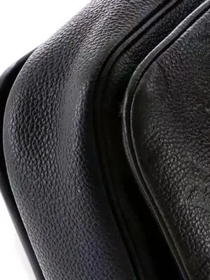 LOUIS VUITTON Pochette Metis Monogram Empreinte Leather Crossbody Bag - Black