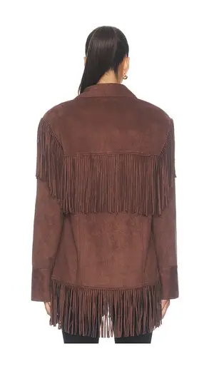 LOVERS AND FRIENDS Salley Faux Suede Jacket