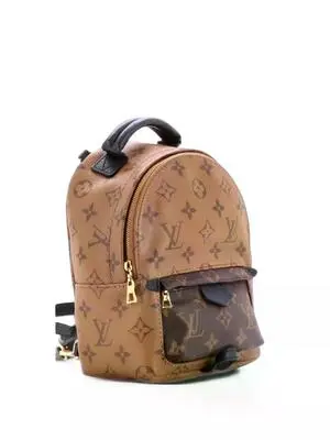 LOUIS VUITTON Palm Springs Reverse Monogram Canvas Mini Backpack - Brown