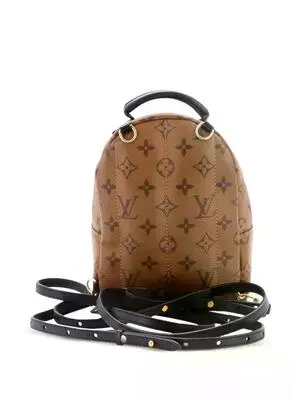 LOUIS VUITTON Palm Springs Reverse Monogram Canvas Mini Backpack - Brown