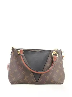 LOUIS VUITTON V Monogram Canvas And Leather Bb Tote Bag