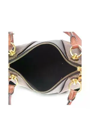 LOUIS VUITTON V Monogram Canvas And Leather Bb Tote Bag