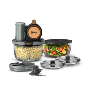 NINJA Prepi 6-in-1 Prep System: Dice, Chop, Slice, Crinkle, Shred, Puree In Copper /teal - Copper/teal