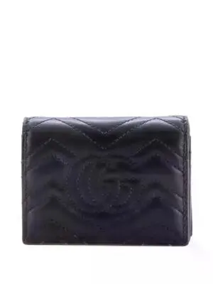 Gucci Gg Marmont Bifold Wallet Matelasse Leather Small Wallets