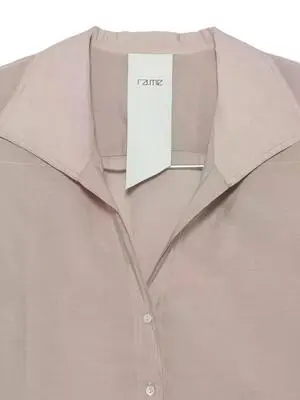 RAME Spread-collar Button-up Shirt - Grey