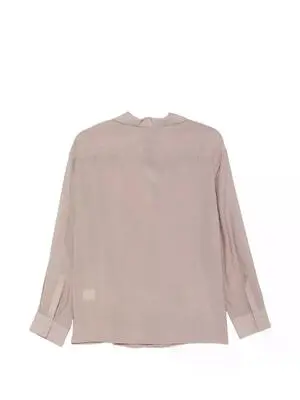 RAME Spread-collar Button-up Shirt - Grey