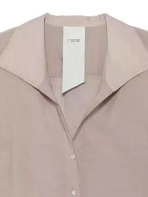 RAME Spread-collar Button-up Shirt