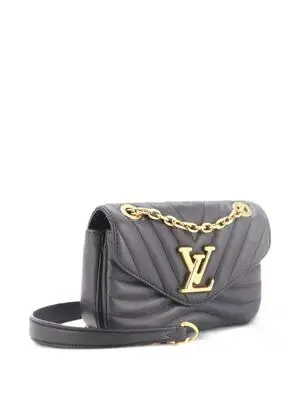 LOUIS VUITTON New Wave Chain Bag Nm Quilted Leather Pm Crossbody Bag