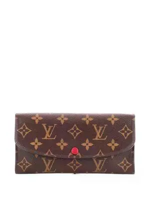 LOUIS VUITTON Emilie Wallet Monogram Canvas Small Wallets