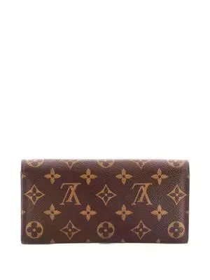 LOUIS VUITTON Emilie Wallet Monogram Canvas Small Wallets