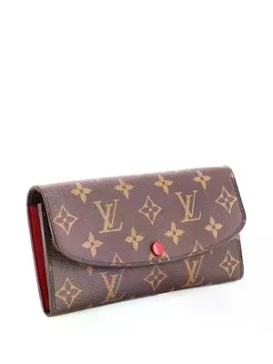 LOUIS VUITTON Emilie Wallet Monogram Canvas Small Wallets