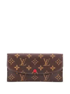 LOUIS VUITTON Emilie Wallet Monogram Canvas Small Wallets - Brown