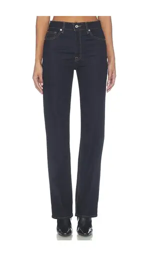 Good American Good Petite Straight Jeans In Blue