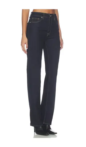 Good American Good Petite Straight Jeans In Blue