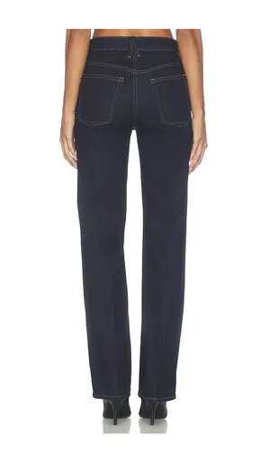 Good American Good Petite Straight Jeans In Blue