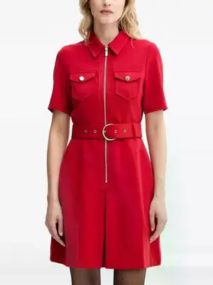 MORGAN Belted Mini Dress