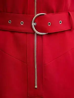 MORGAN Belted Mini Dress