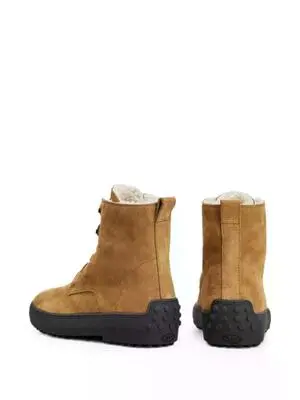 TOD'S Gomma Shearling-lined Ankle Boots