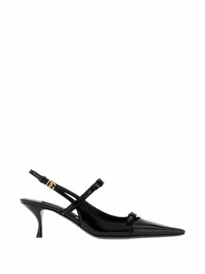 Dolce & Gabbana Dg Logo Slingback Pumps - Black