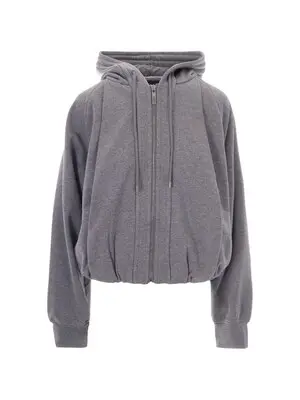 Sportmax Zip-up Drawstring Hoodie