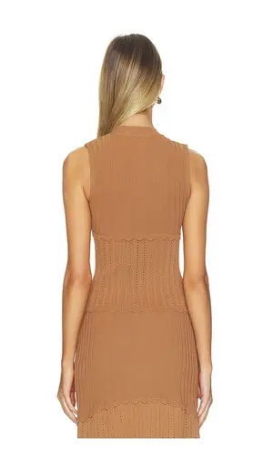 Solid & Striped The Amara Top In Brown