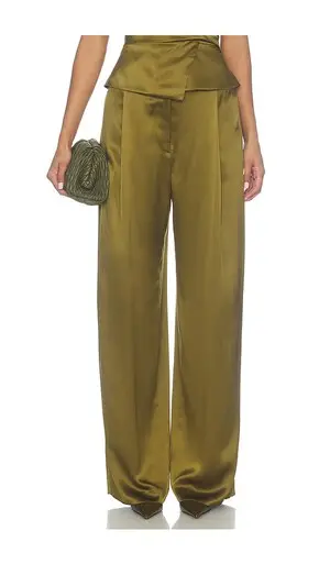 THE SEI Relaxed Trouser - Olive