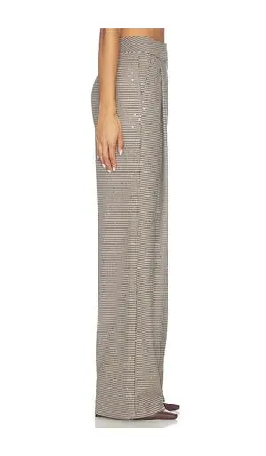 THE SEI Boyfriend Trouser In Black & White