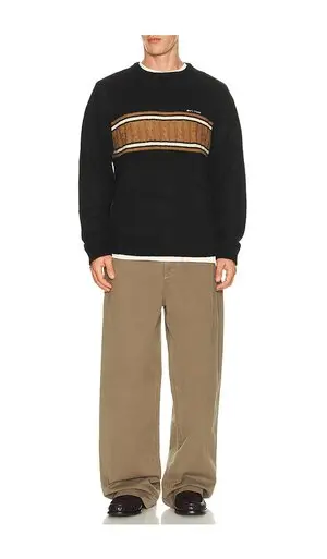 RHYTHM Mohair Stripe Knit Sweater