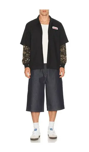 HUF Shadows Long Sleeve Work Shirt