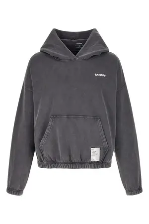 Satisfy Hoodie With Elastic - Gray
