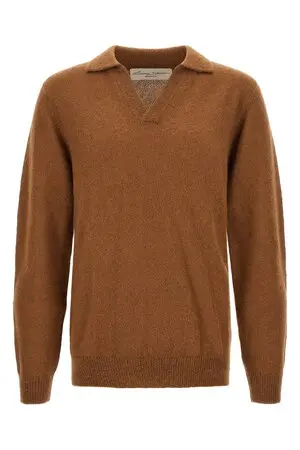 LARMERI STUDIO Cash' Polo Shirt - Brown