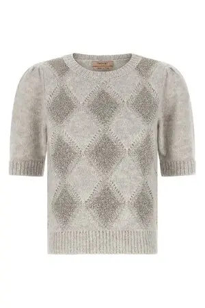 Twin-set Sequin Diamond Sweater