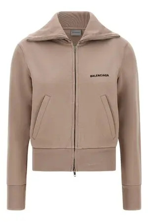 Balenciaga Slim Zip' Sweatshirt - Pink
