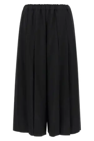 Comme Des Garçons Pleated Trousers - Black