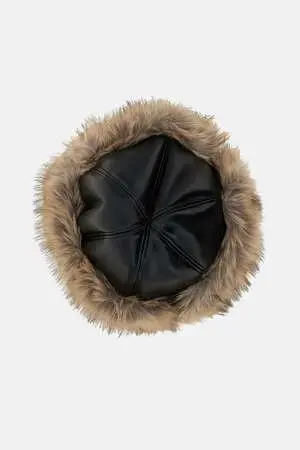 STAND STUDIO Cappello In Eco Pelliccia Sable