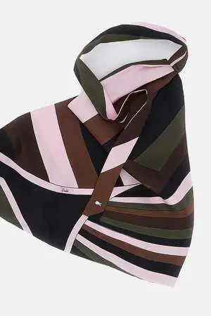 Emilio Pucci Bandana Per Capelli In Seta - Multicolore