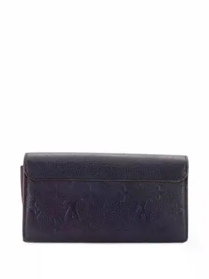 LOUIS VUITTON Pont Neuf Wallet Monogram Empreinte Leather Long Small Wallets